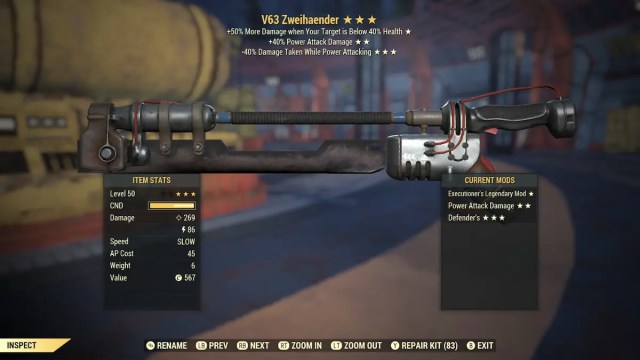Fallout 76: How to get every Skyline Valley Legendary weapon – Destructoid
