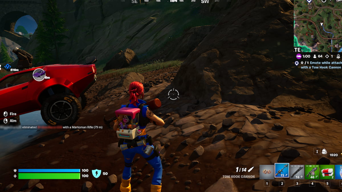 How to get the Tow Hook Cannon in Fortnite