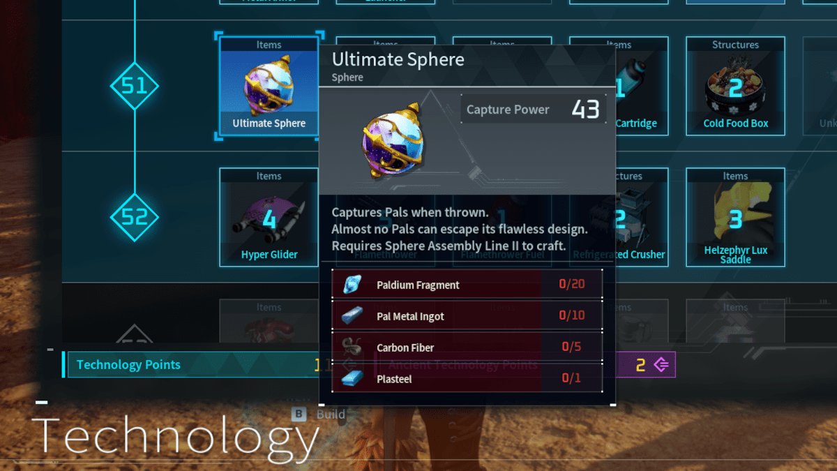 How to make Ultimate Spheres in Palworld