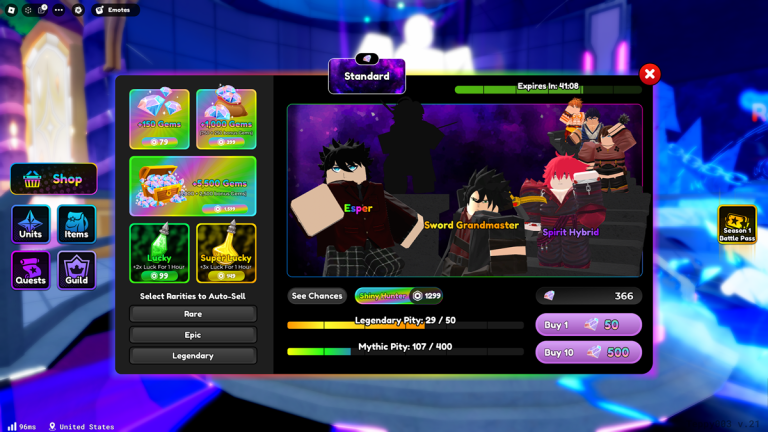 Anime Defenders Tier List for Update 4