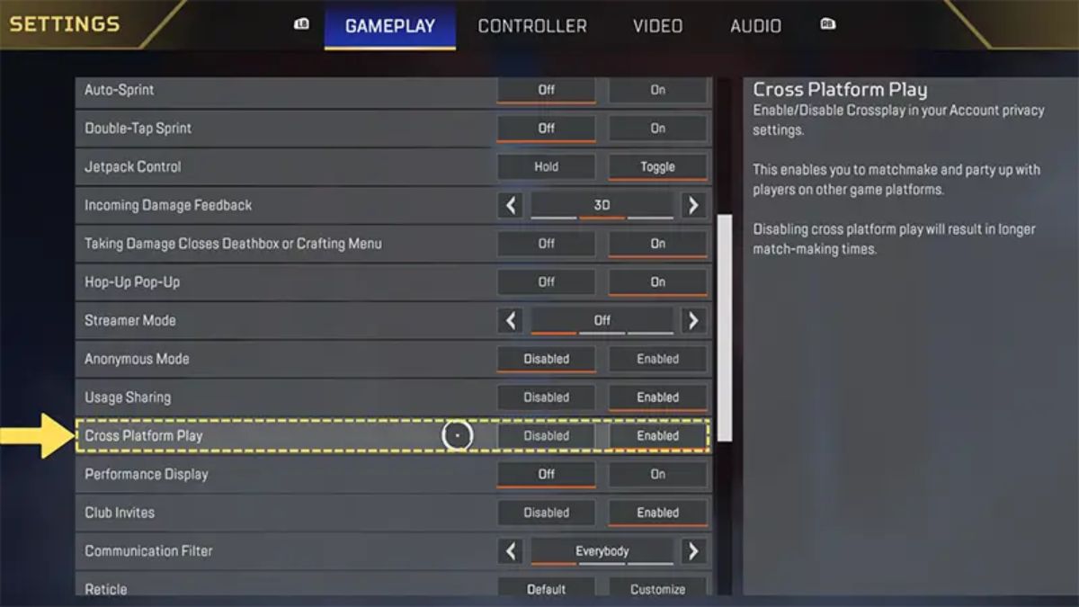 How to turn off crossplay in Apex Legends – Destructoid