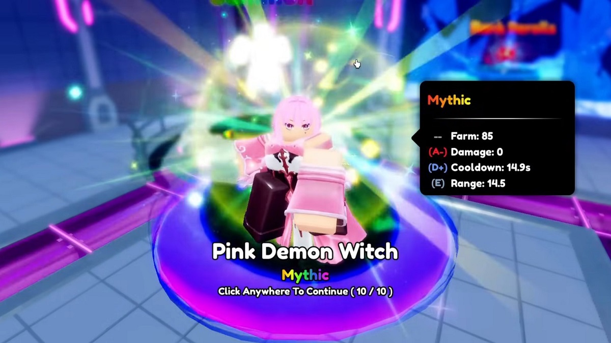 How to get Pink Demon Witch in Anime Defenders – Destructoid