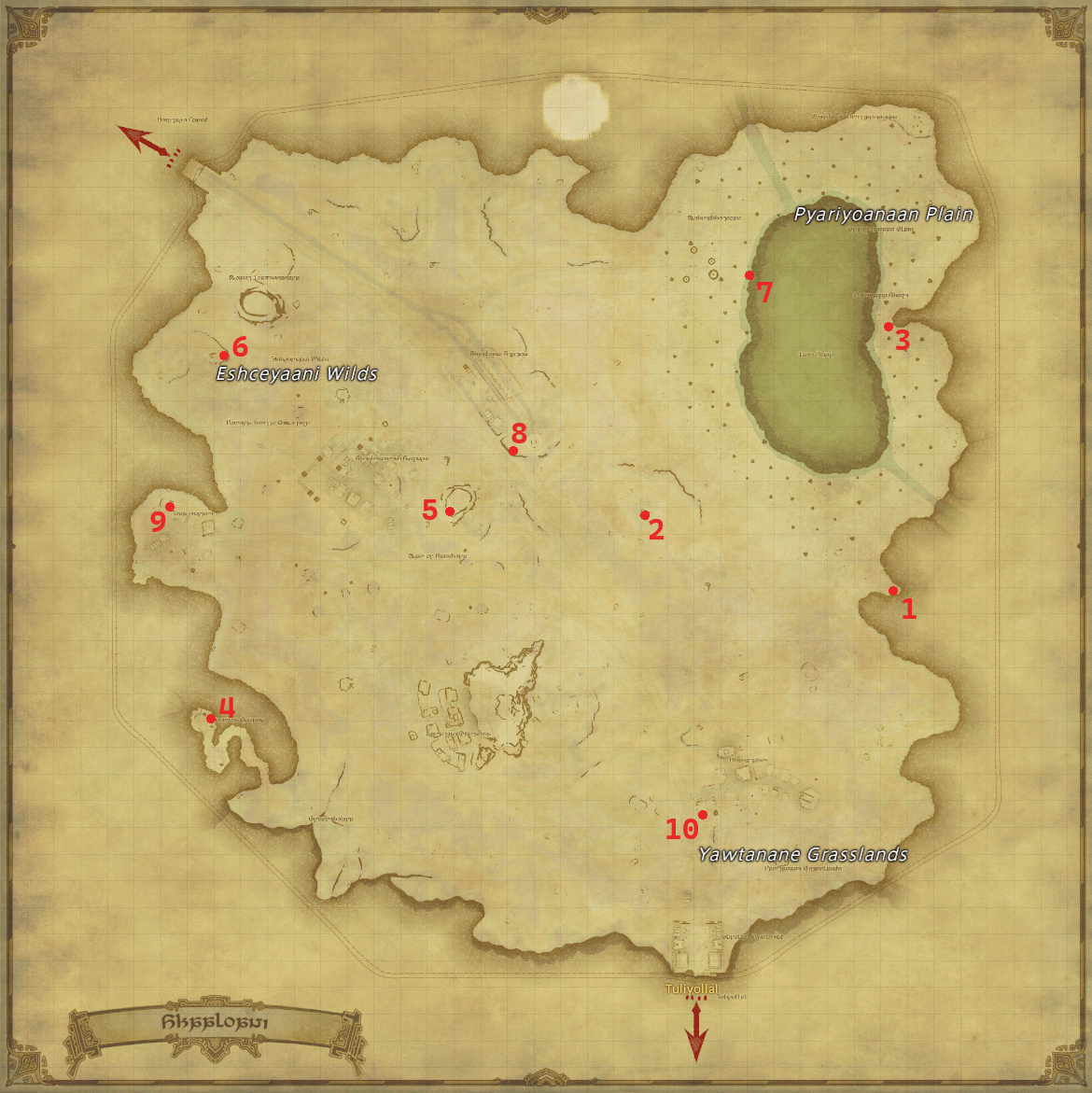 All Shaaloani Aether Currents in Final Fantasy XIV: Dawntrail, location ...