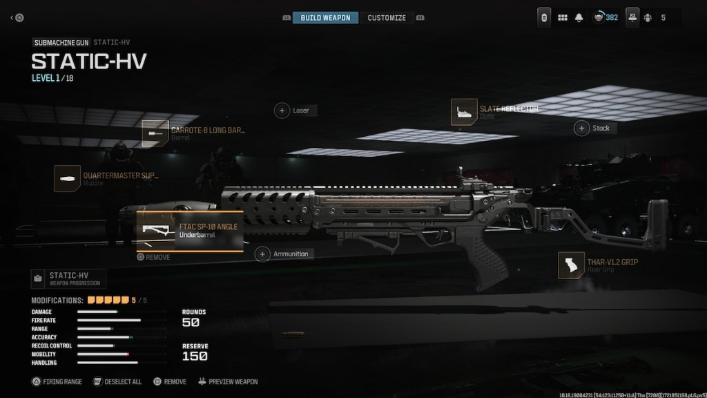 Best Static-HV loadout for MW3 and Warzone