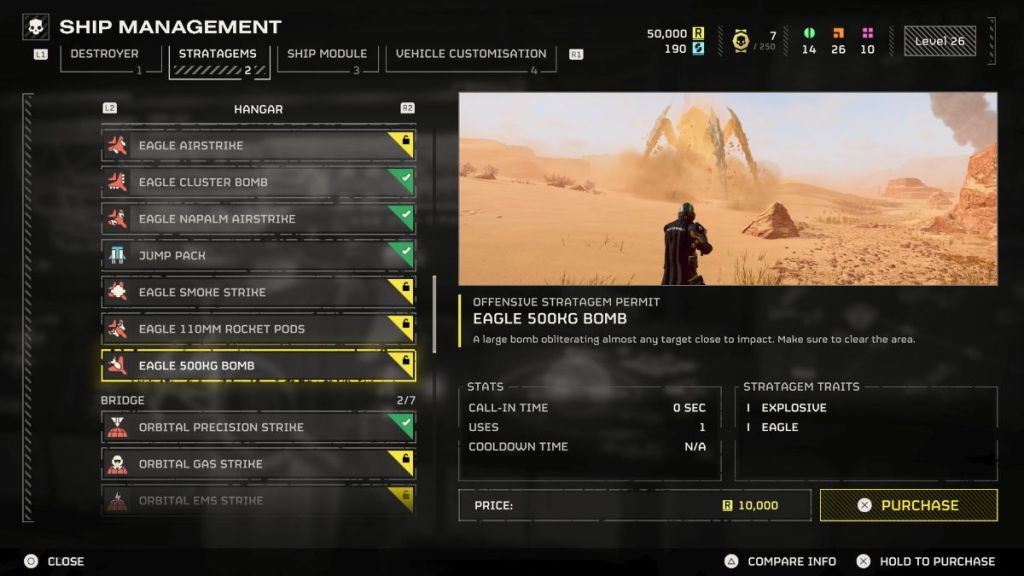 How to use the Eagle 500KG Bomb to maximize kills in Helldivers 2 ...