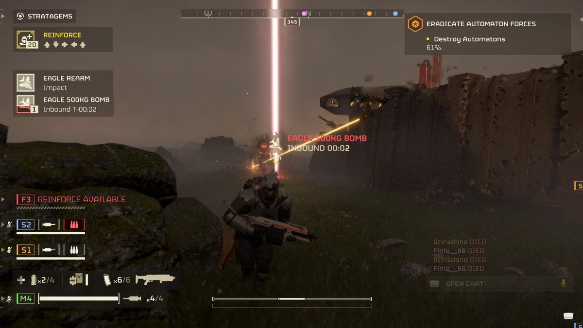 How to use the Eagle 500KG Bomb to maximize kills in Helldivers 2 ...