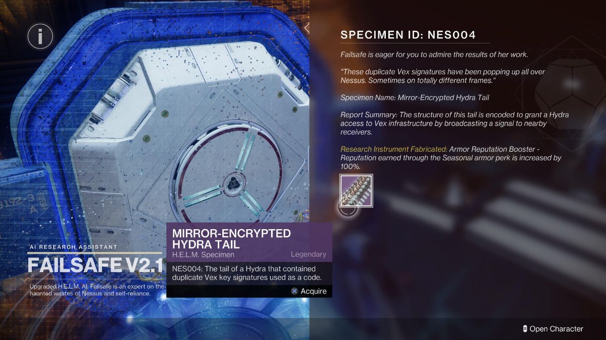 How to complete Specimen ID: NES004 in Destiny 2 – Destructoid