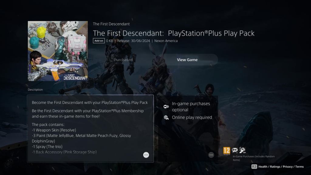 How to get free The First Descendant PlayStation Plus pack – Destructoid