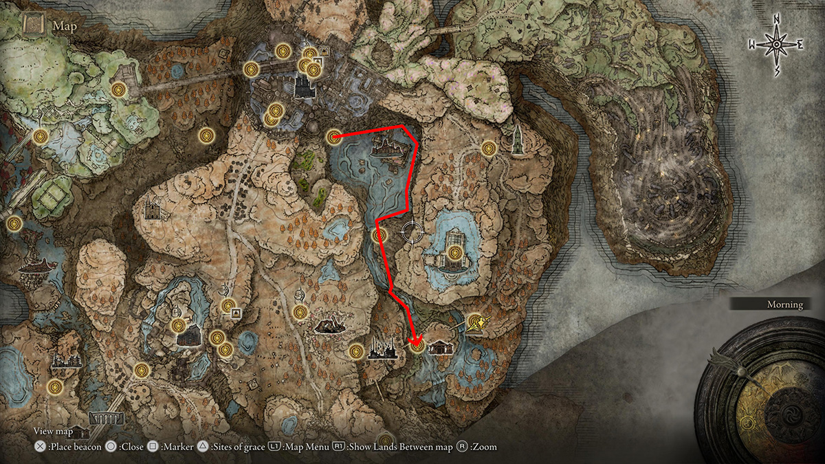 How to get Rakshasa's armor set and Great Katana in Elden Ring ...