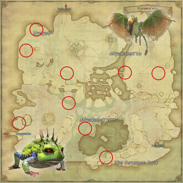 FFXIV: Dawntrail A and S rank Hunt Marks and their spawn locations ...