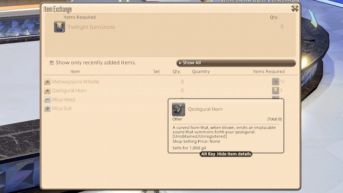 How to get the Qeziigural mount in Final Fantasy XIV (FFXIV)