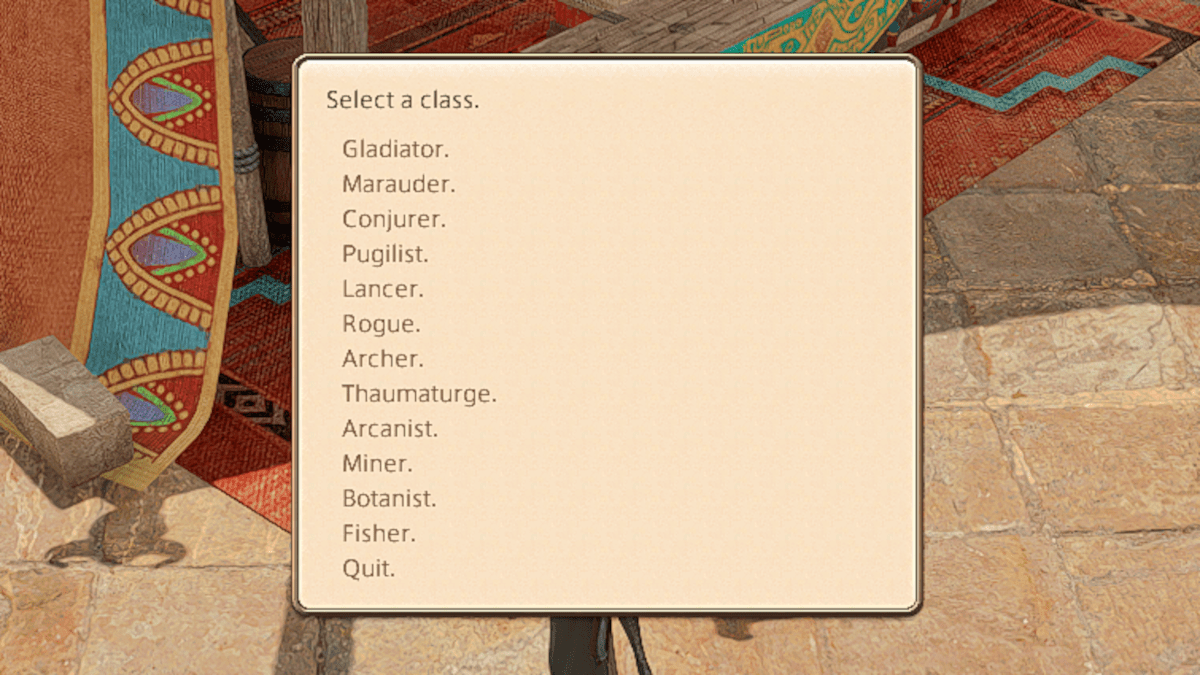 How to level Retainers and switch their Job in FFXIV