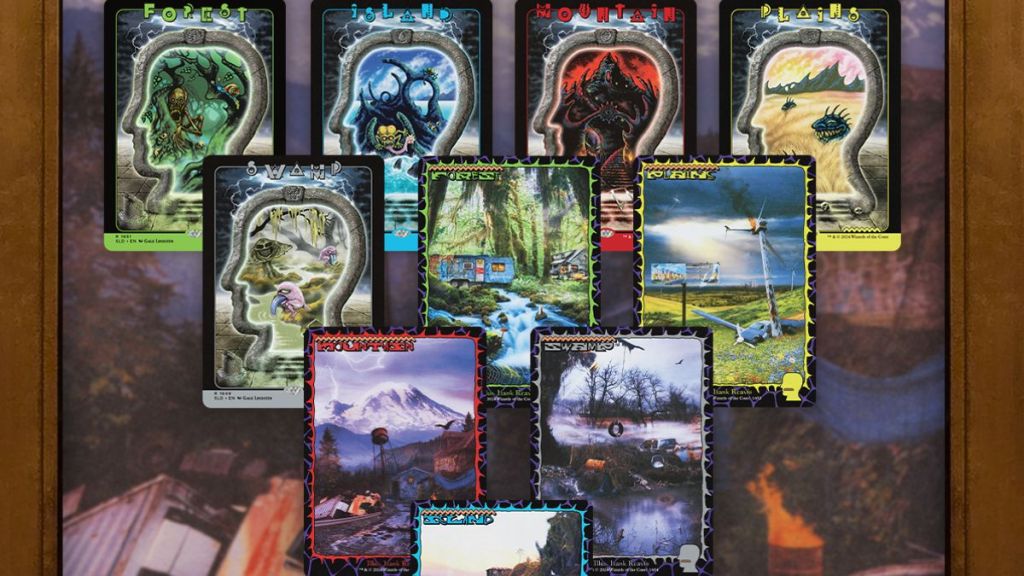 All cards in the Magic: The Gathering: Secret Lair x Brain Dead Inside ...