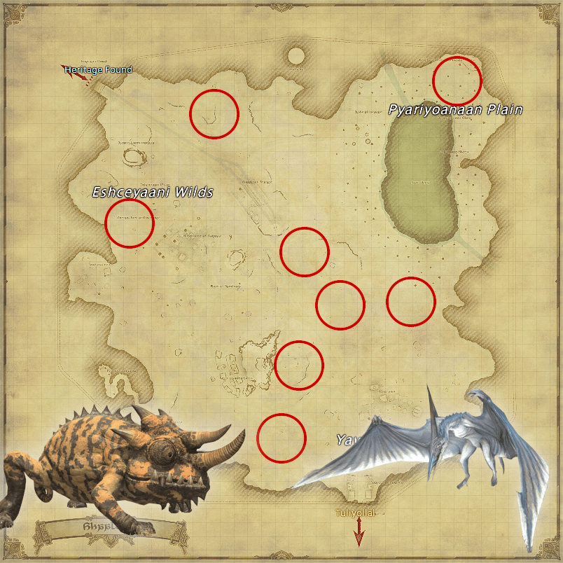 FFXIV: Dawntrail A and S rank Hunt Marks and their spawn locations – Destructoid