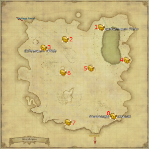 FFXIV: All possible locations for Br'aaxskin Maps, including maps and ...