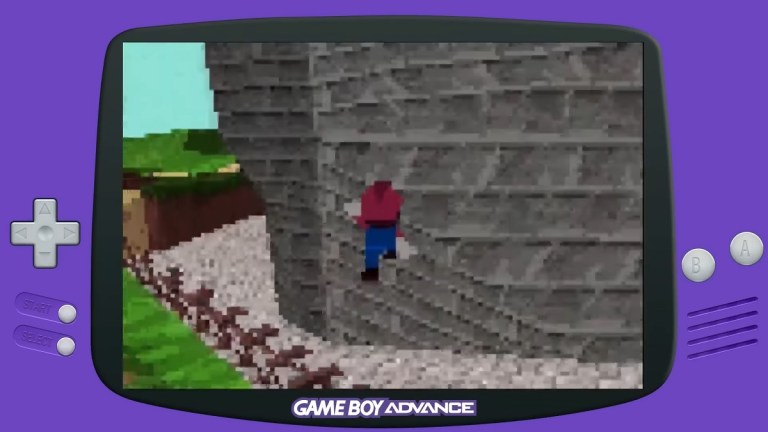 Check out this demake of Super Mario 64 for the Game Boy Advance