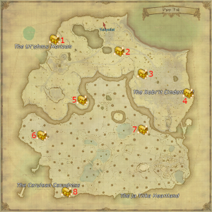 All possible locations for Loboskin Maps in FFXIV, including maps and ...