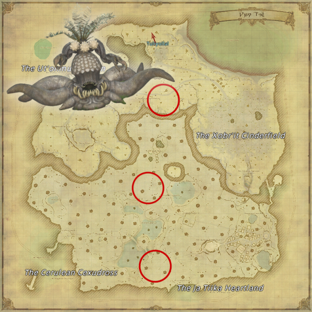 FFXIV: Dawntrail A and S rank Hunt Marks and their spawn locations ...