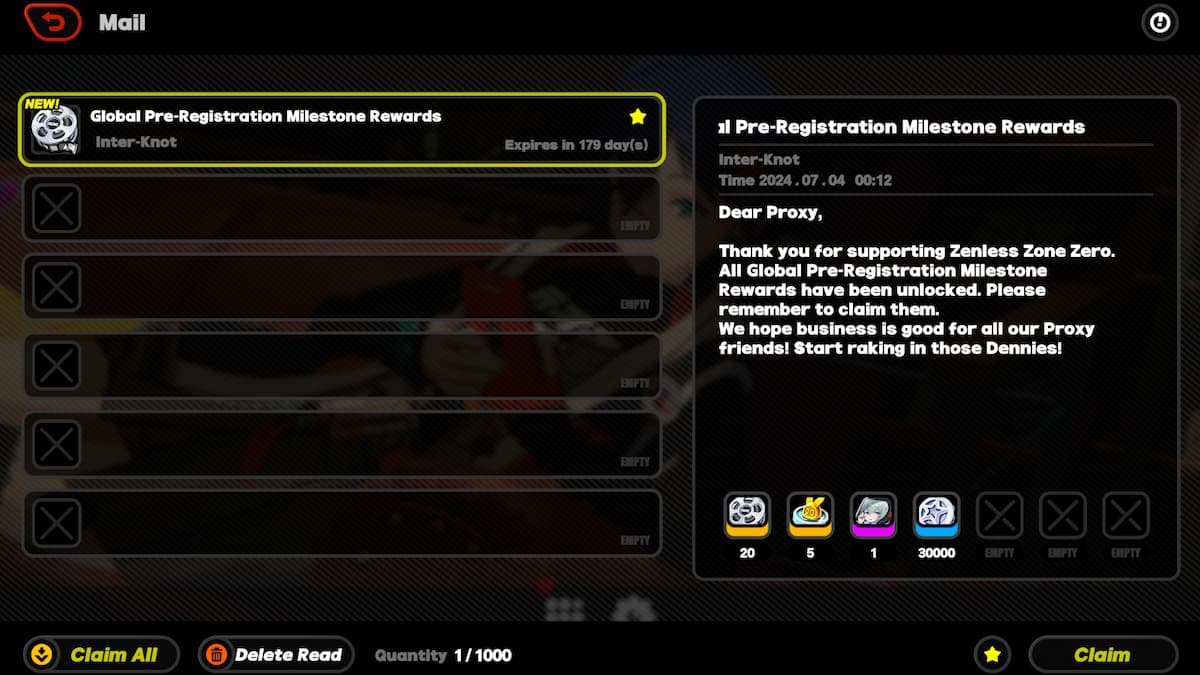 How to claim Zenless Zone Zero pre-registration rewards – Destructoid