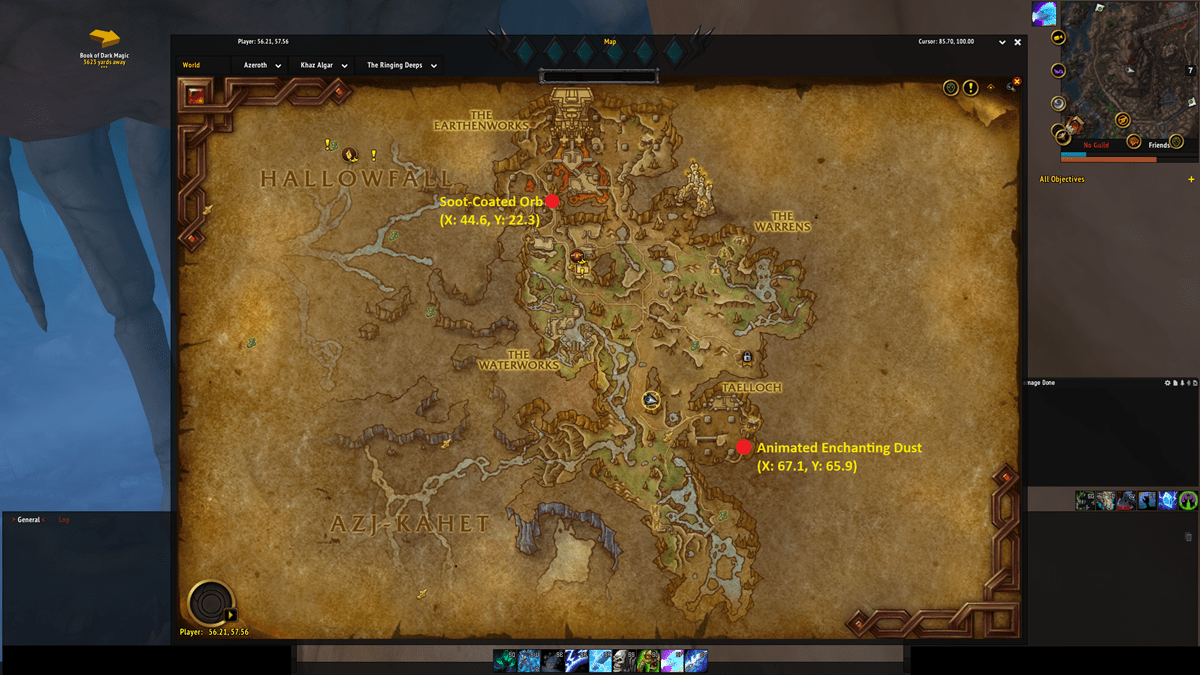 All Enchanting Knowledge Treasure locations in WoW The War Within