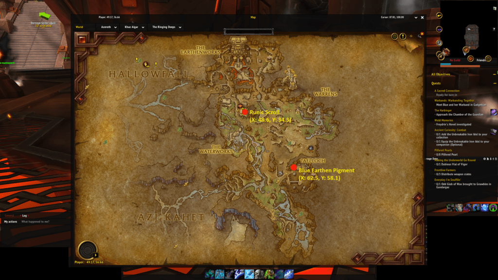 All Inscription Knowledge Treasure locations in WoW The War Within