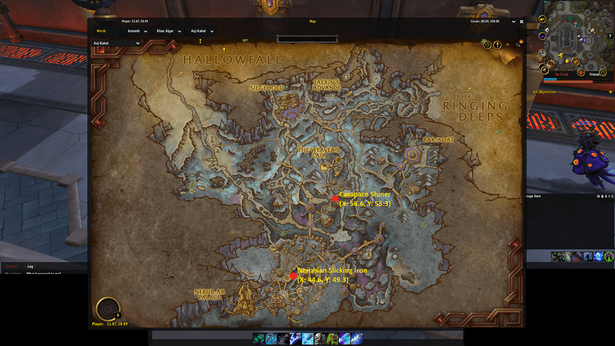 All Skinning Knowledge Treasure locations in WoW The War Within