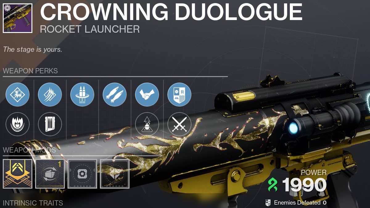 Destiny 2 Crowning Duologue god roll - Best perks and attachments ...