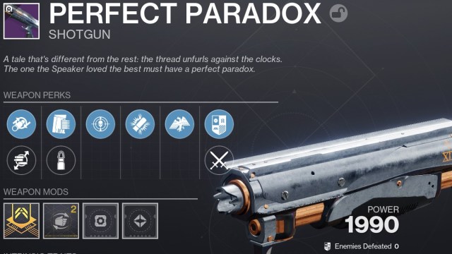 How to get the Perfect Paradox shotgun in Destiny 2