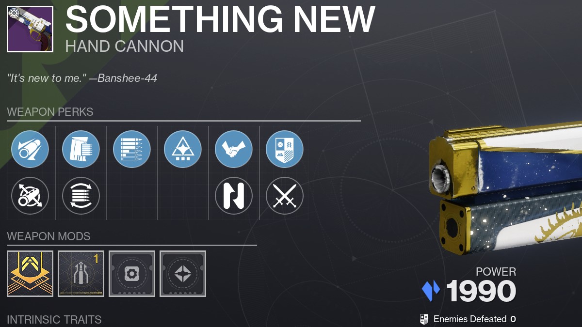 Destiny 2 Something New god roll - Best perks and attachments – Destructoid