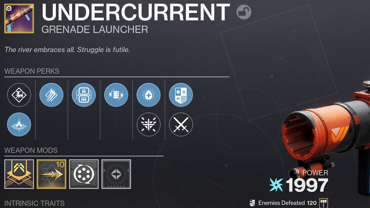 Destiny 2 Undercurrent god roll - Best perks and attachments – Destructoid
