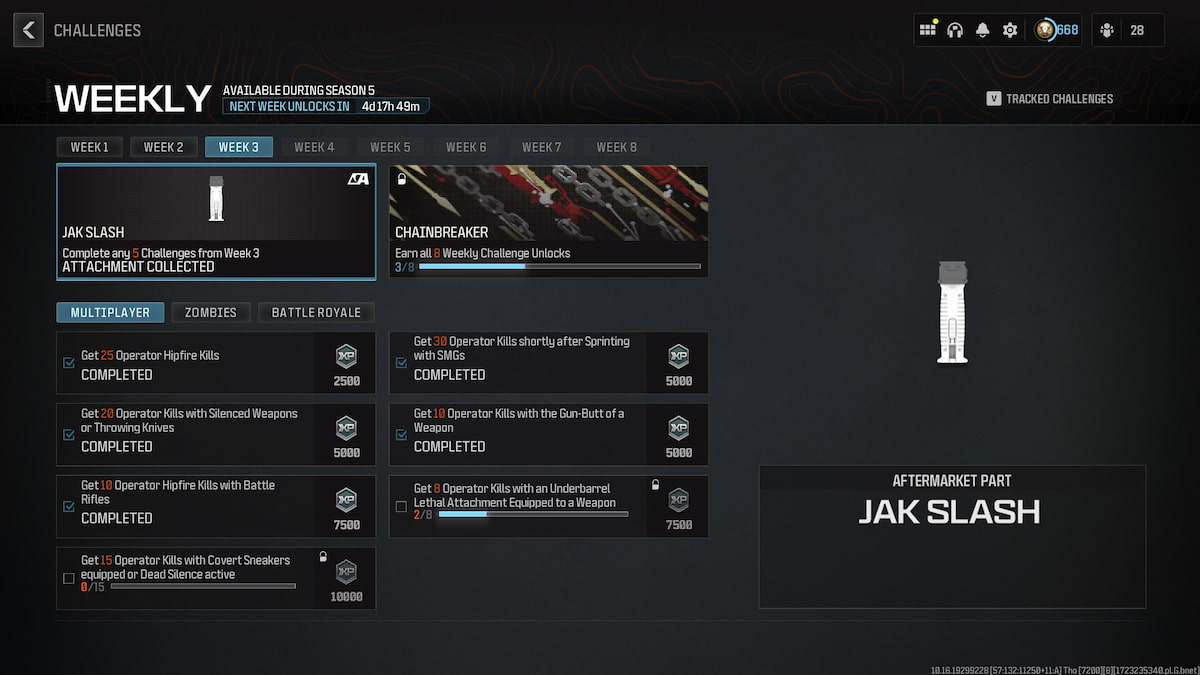 How to unlock the JAK Slash in MW3 Season 5 – Destructoid