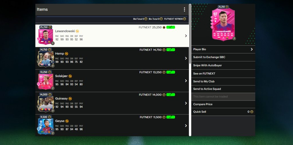 All EA FC 24 Pre-Season Re-Release Team 2 players – Destructoid