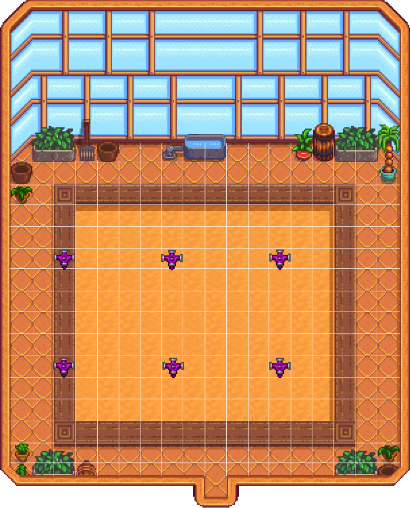 The best greenhouse layouts for all crop options and trees in Stardew ...