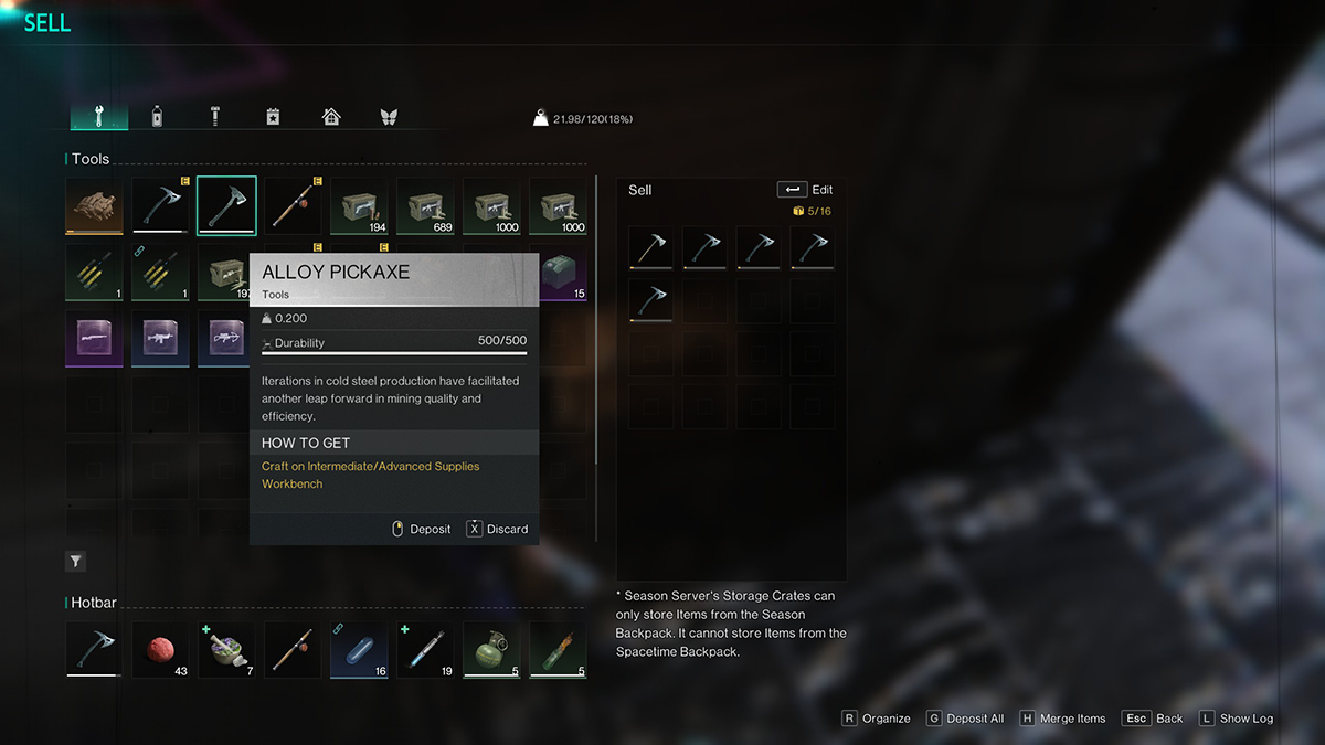 Can you repair the Pickaxe in Once Human? – Destructoid