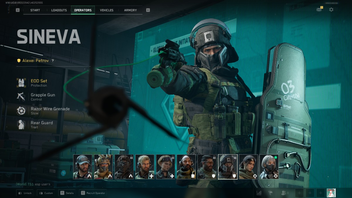All Delta Force Operators, including classes and abilities