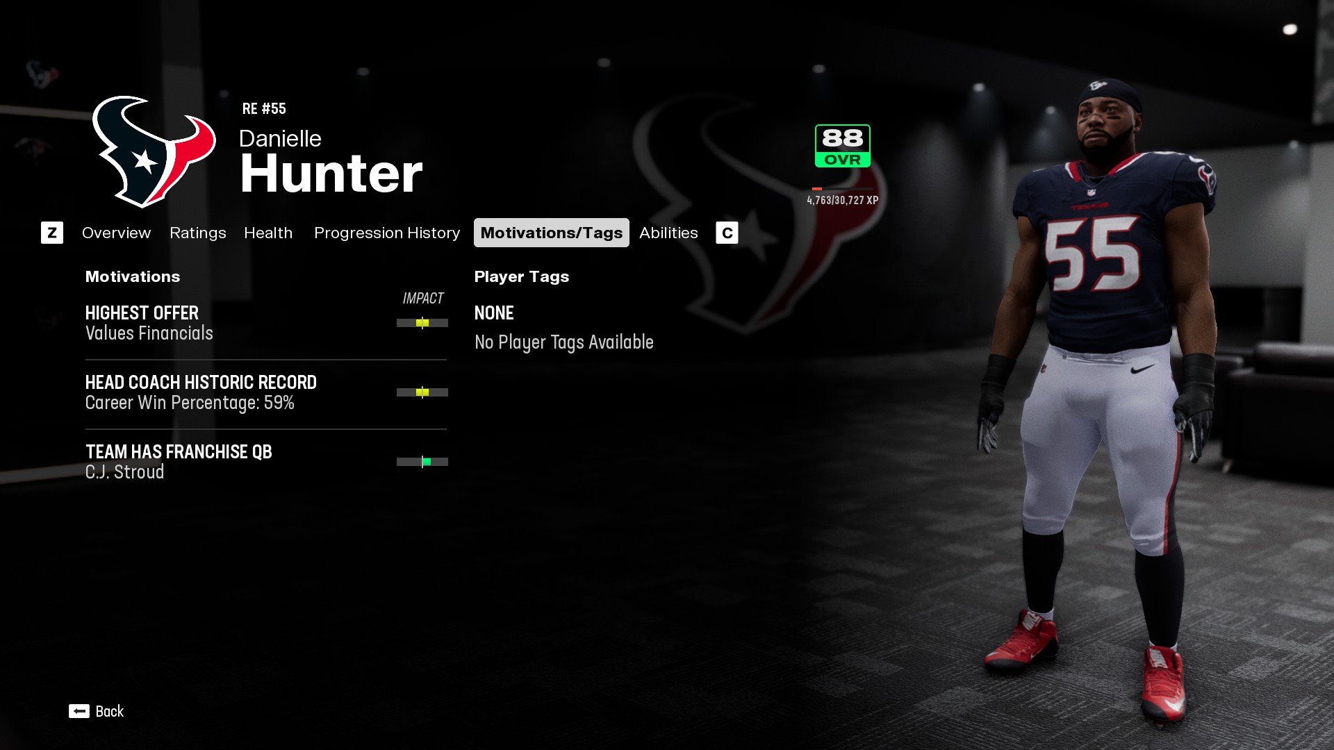 All player tags and motivations in Madden 25 franchise mode – Destructoid