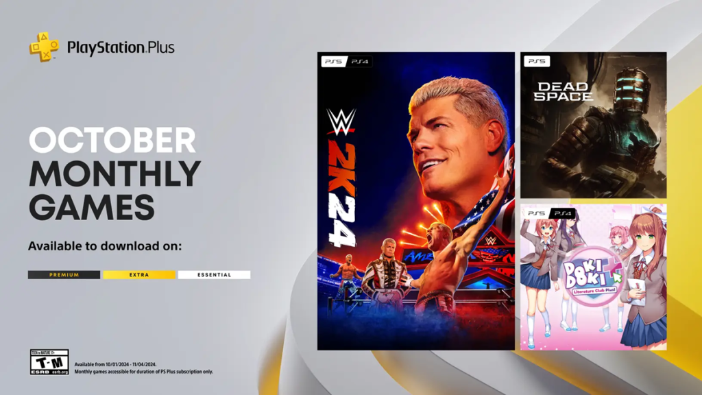 Your PlayStation Plus Games for October include Dead Space and WWE 2K24 ...