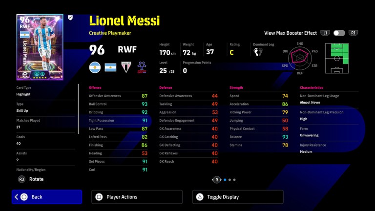 Best Messi build in eFootball 2025 – Destructoid