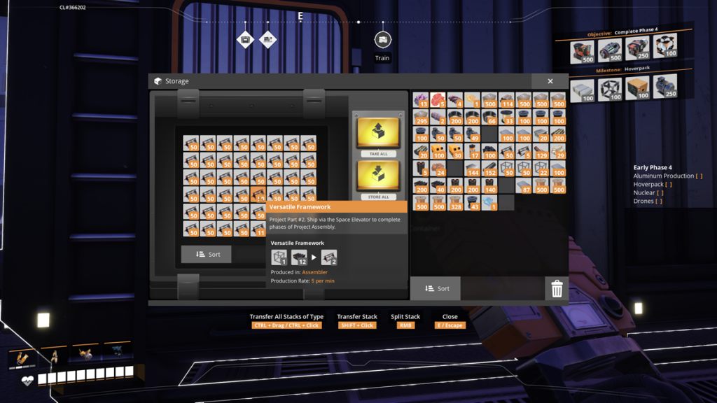 How to make an efficient Versatile Framework setup in Satisfactory