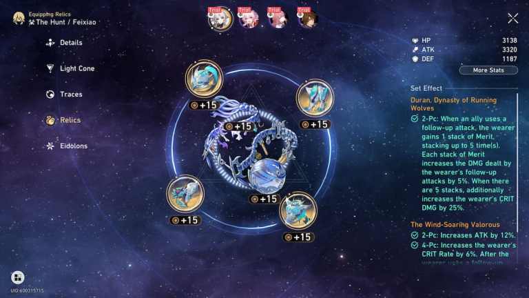 Best Feixiao build in Honkai: Star Rail – Destructoid