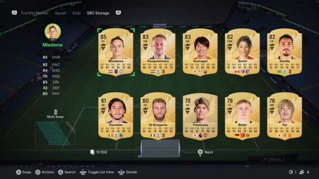 EA FC 25 SBC Storage player transfer explained – Destructoid