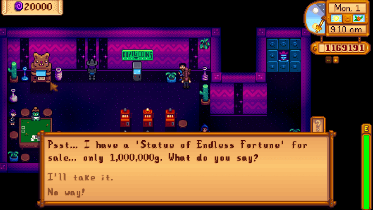How to get a Statue of Endless Fortune in Stardew Valley – Destructoid