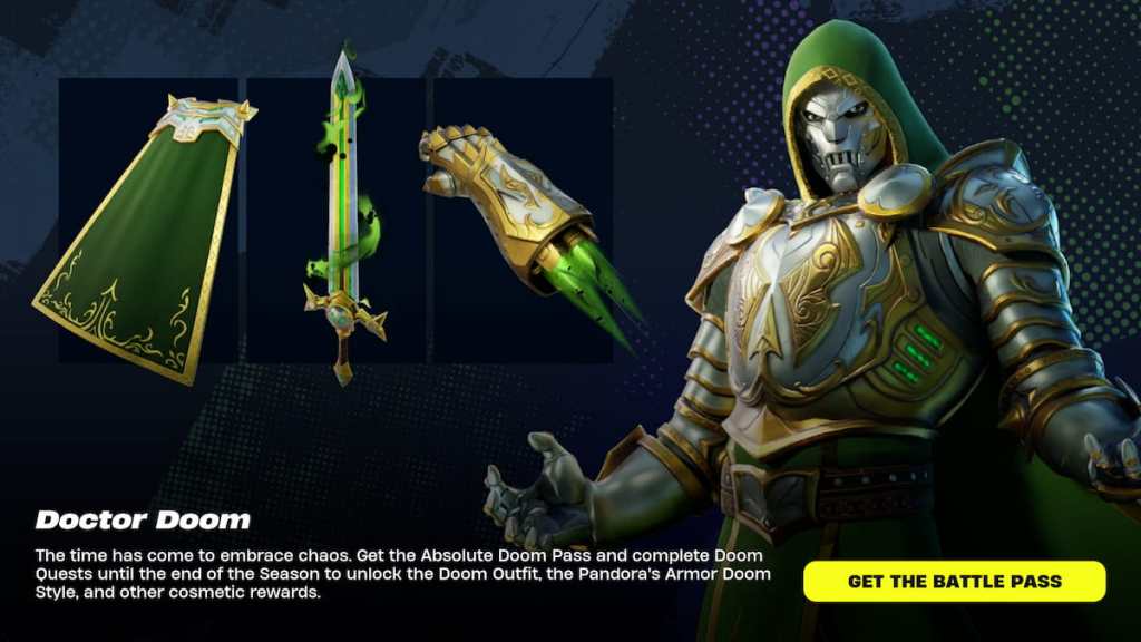 How to unlock Doom's skin in Fortnite Chapter 5, Season 4