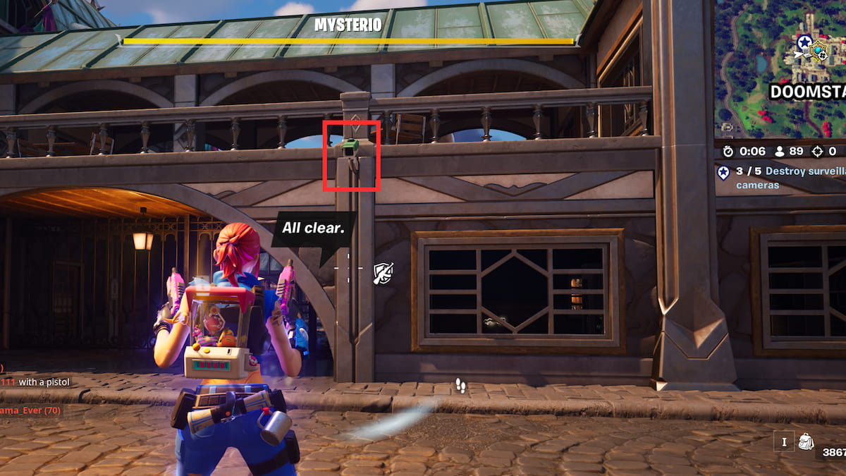 How to destroy surveillance cameras in Fortnite Chapter 5, Season 4 ...