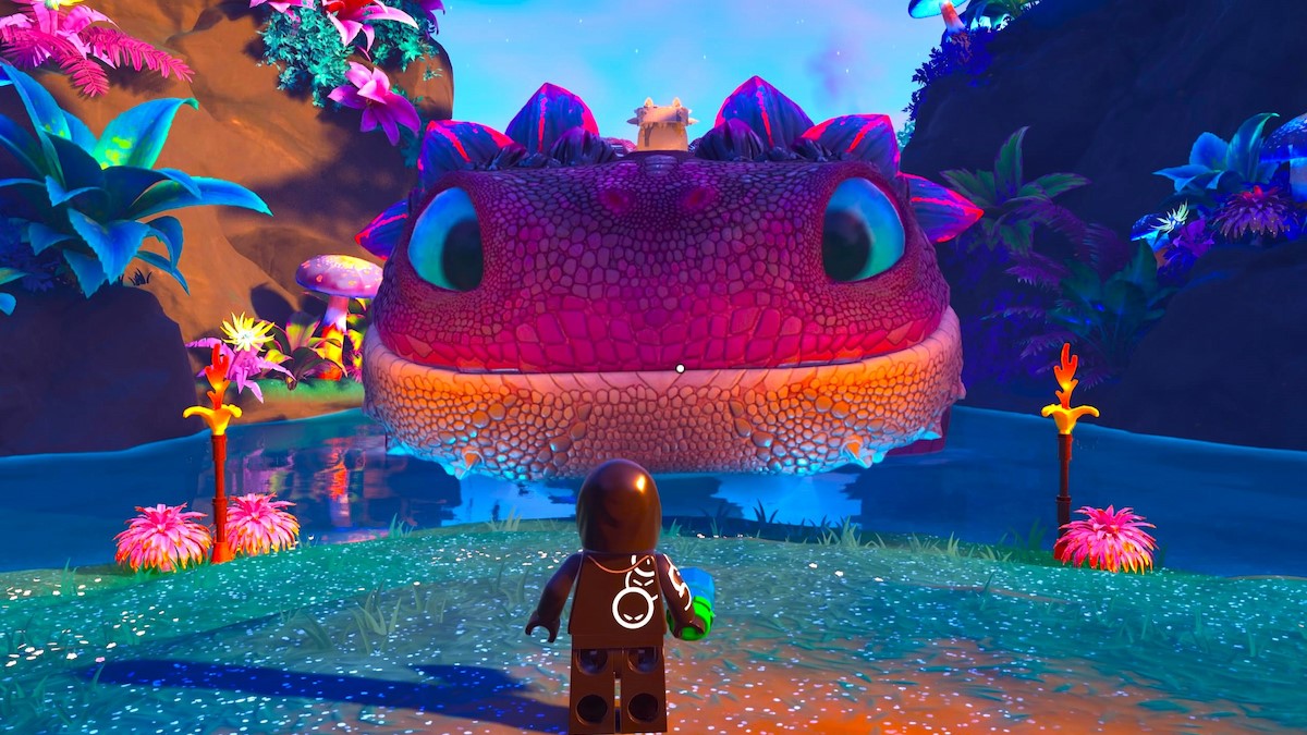 How to find OG giant Klombo and unlock special interaction in LEGO Fortnite