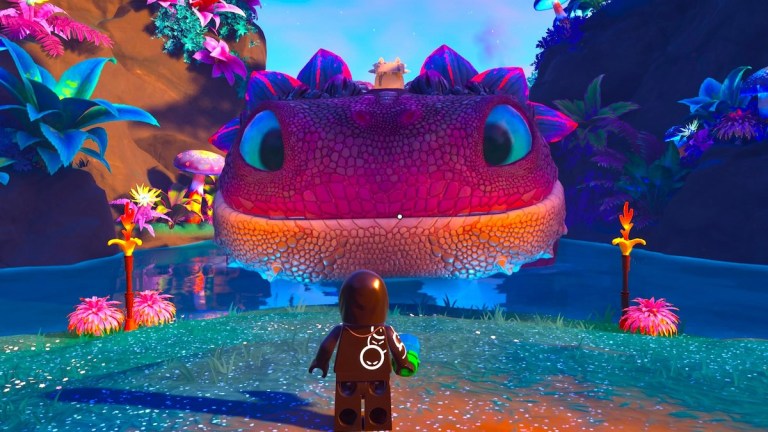 How to find OG giant Klombo and unlock special interaction in LEGO Fortnite