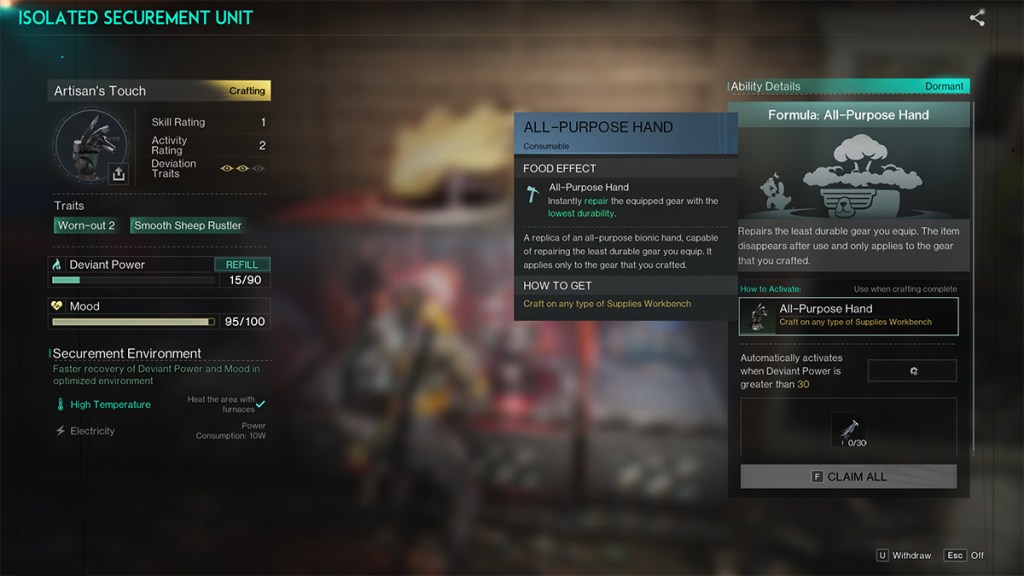 How to get Artisan's Touch in Once Human – Destructoid