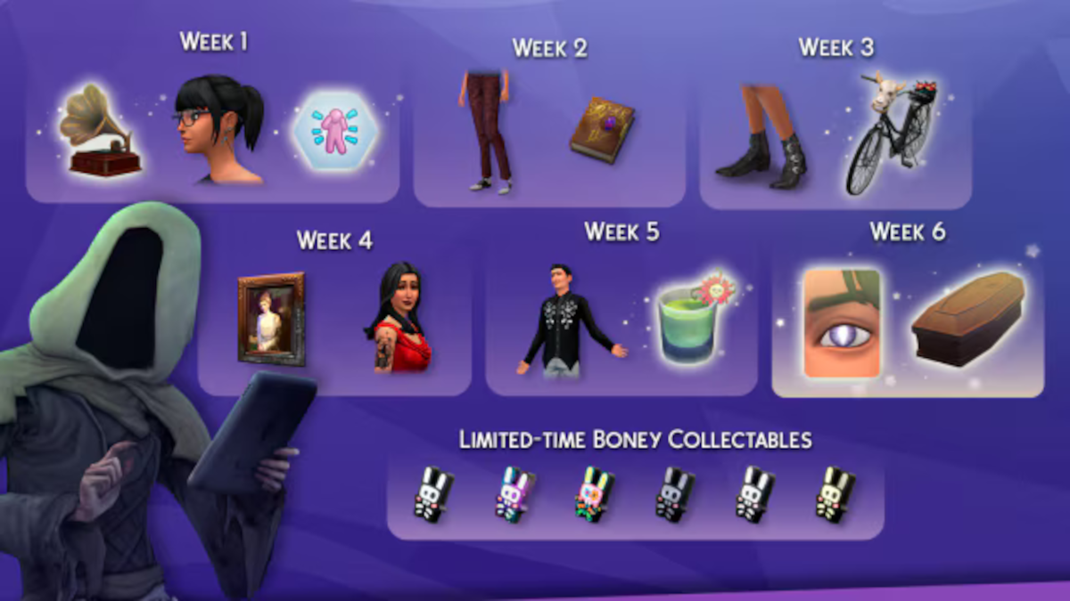 The Sims 4: How to get all rewards in the Reaper's Reward event ...