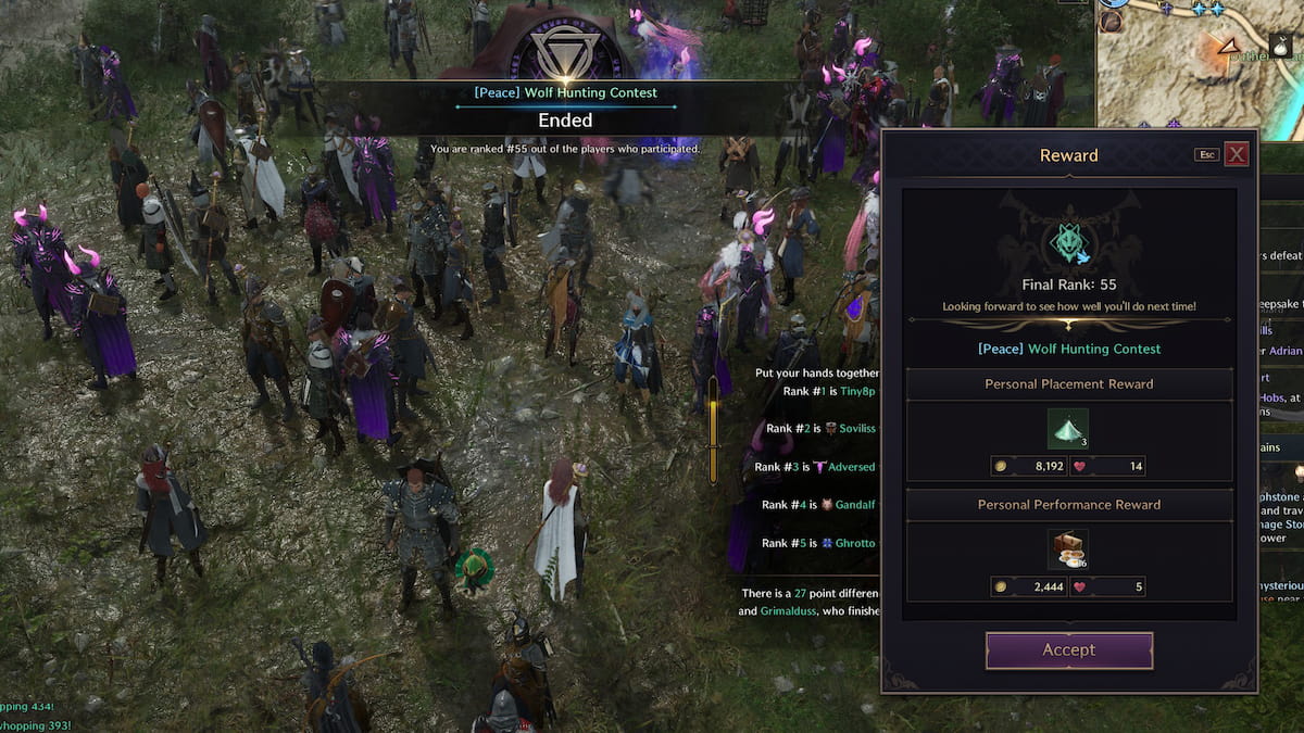 Throne and Liberty Wolf Hunting Contest guide: Event schedule, wolf ...