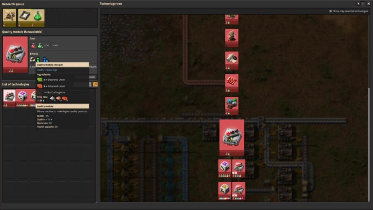 Factorio: Space Age Quality explained - How Quality works